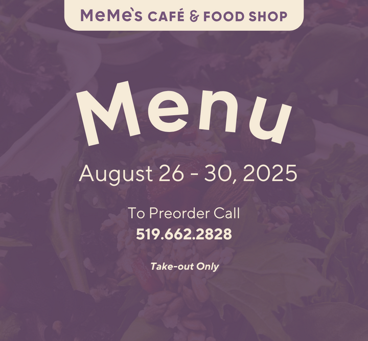 Menu – MeMe's Café